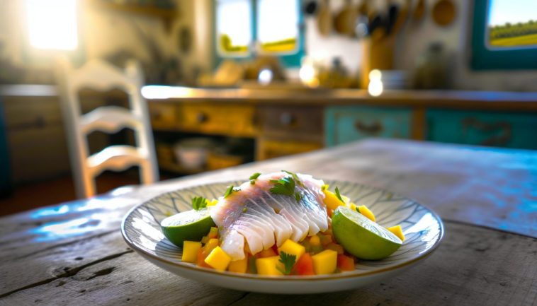 Le Ceviche de Dorade, Citron Lime et Mangue : Un Délice Exotique à ...