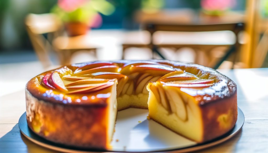 Le gâteau flan aux pommes : l'alliance parfaite entre légèreté et ...
