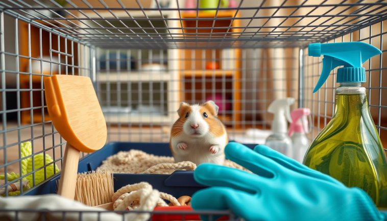 Comment nettoyer efficacement la cage de votre hamster : guide complet
